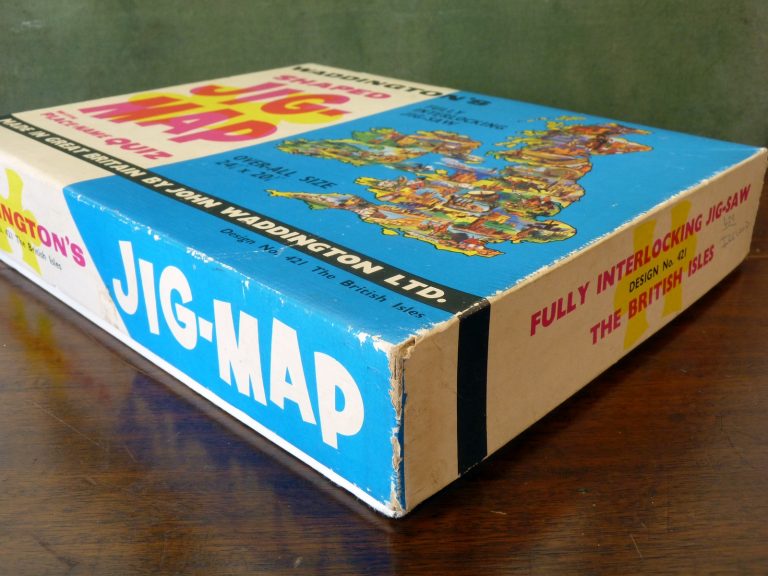 Vintage Jig-Map No. 421 - The British Isles jigsaw by Waddington ...