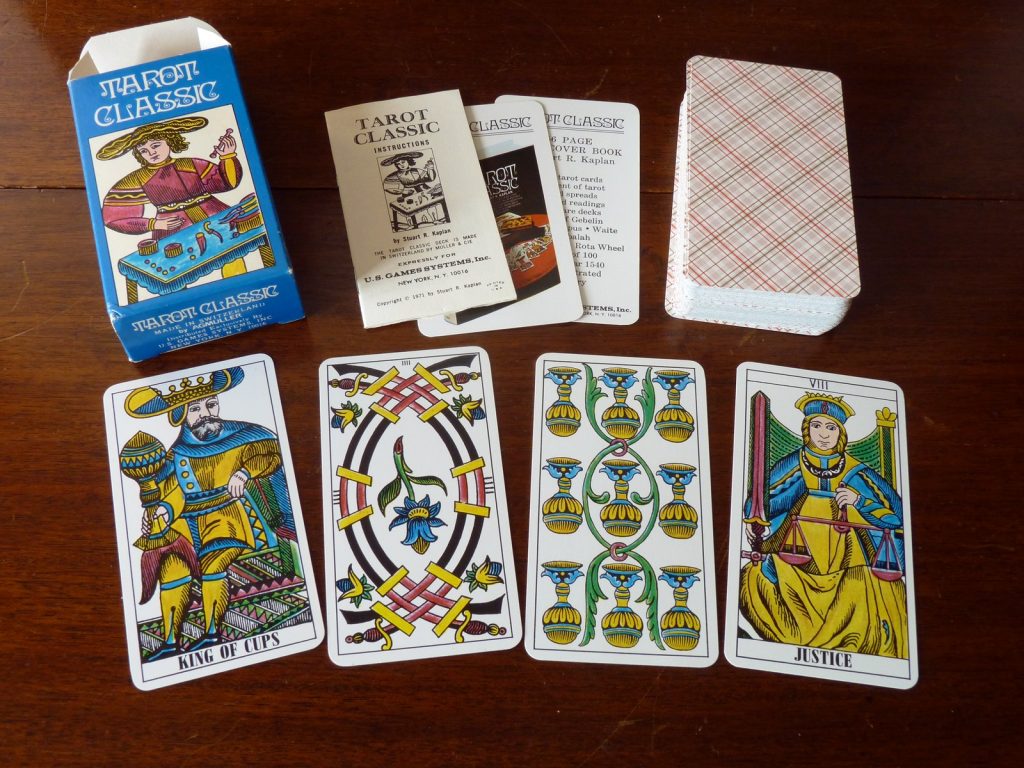 Tarot Classic Deck made by AGMULLER (1971) Stuart R. Kaplan Design ...
