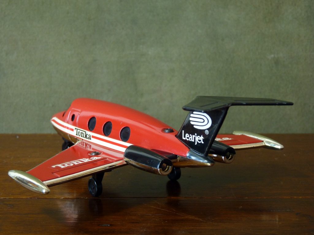 Collectable Red Tonka Learjet Metal and Plastic Toy (1979) - Anything ...