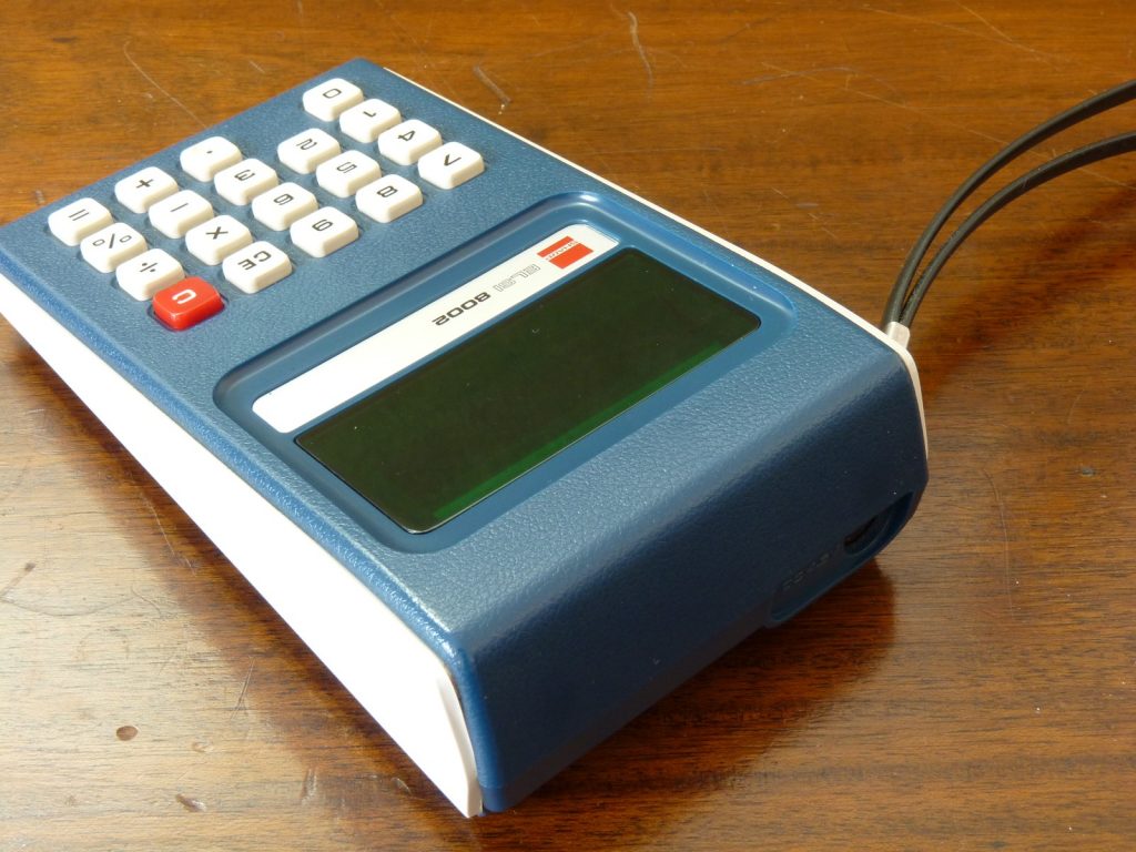 Mid-1970s Sharp ELSI 8002 Vintage Calculator Green LED Display ...