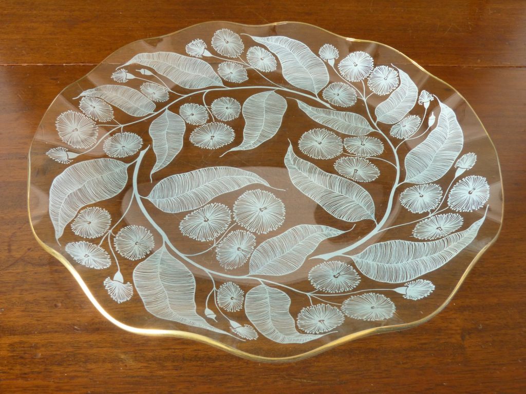 Chance Brothers "Calypto" Fluted Glass Plate designed by Michael Harris ...