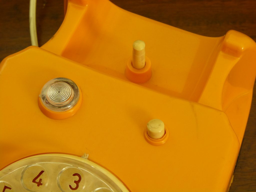 Ingap Children's Orange Intercom Toy Telephones Made In Italy ...