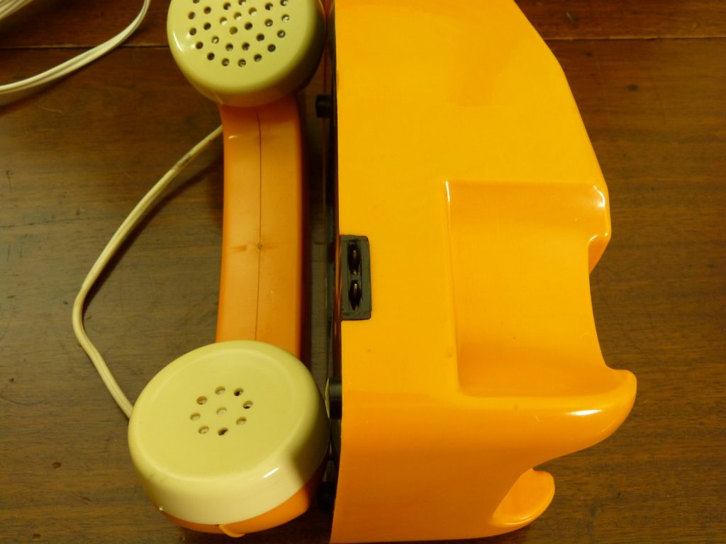 Ingap Children's Orange Intercom Toy Telephones Made In Italy ...