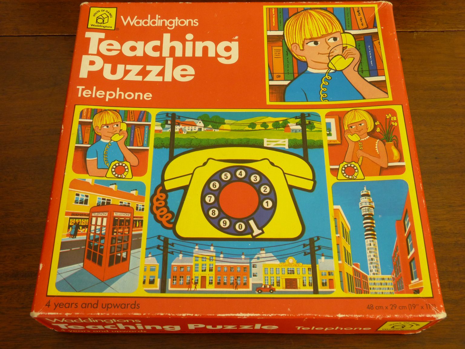 Waddingtons Teaching Jigsaw Puzzle - Telephone (1978) - Anything In ...