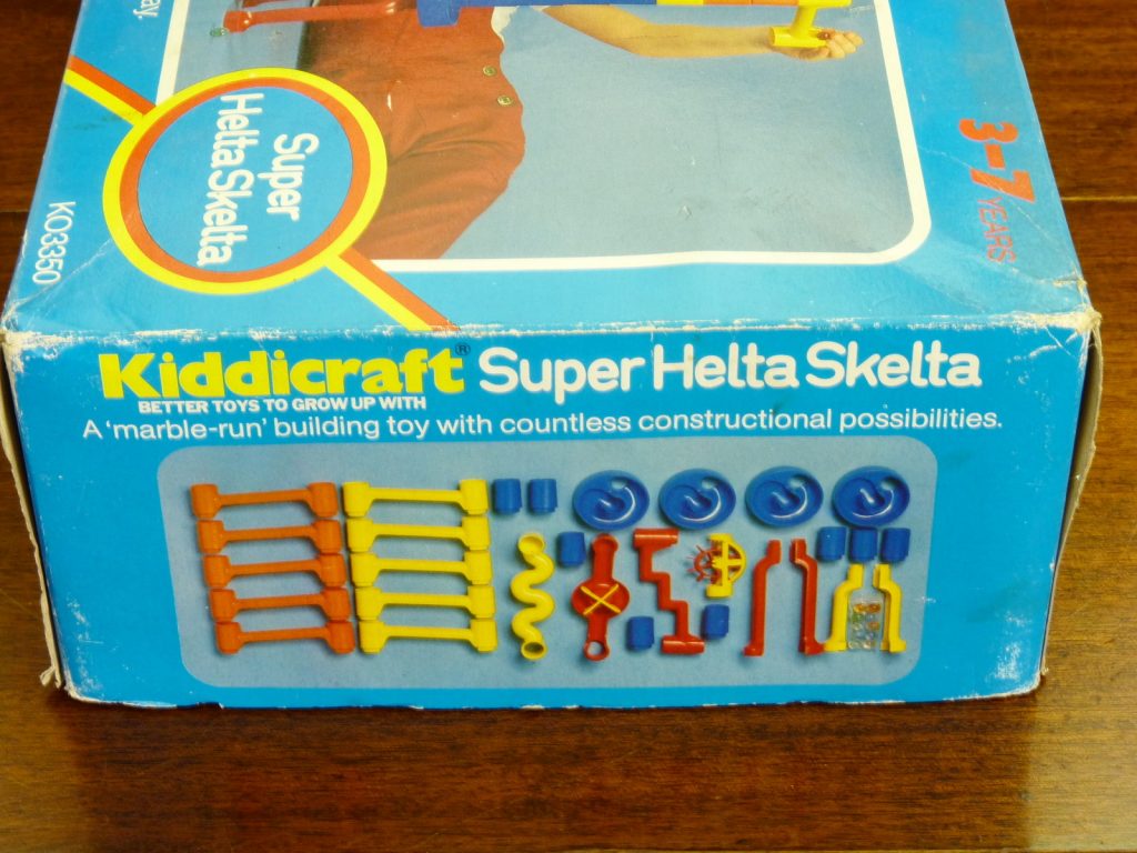 Vintage Kiddicraft Super Helta Skelta Marble Run Construction Toy ...
