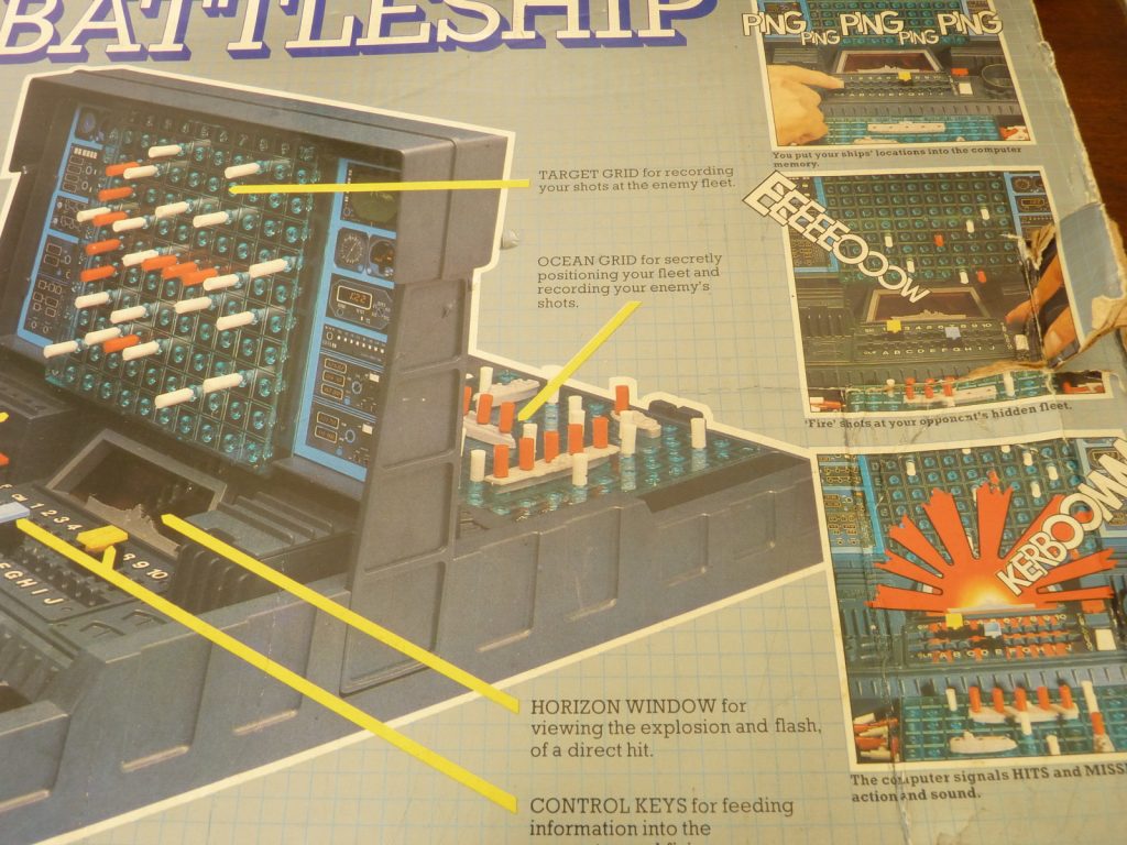 Vintage 1970s MB Games Computer Battleship MB Electronics - 1977 ...