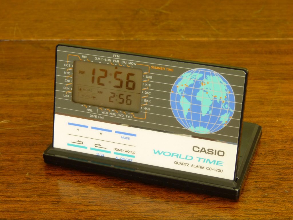 Credit Card Sized Casio World Time Quartz Alarm Clock CC-120U - Anything In Particular