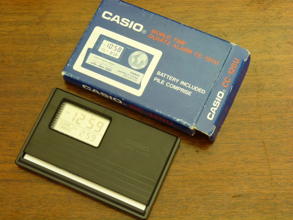 Credit Card Sized Casio World Time Quartz Alarm Clock CC-120U ...