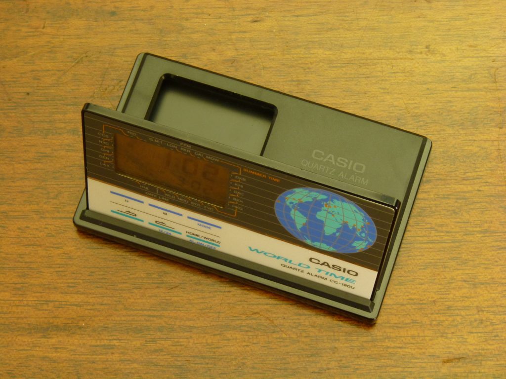 Credit Card Sized Casio World Time Quartz Alarm Clock CC-120U - Anything In Particular