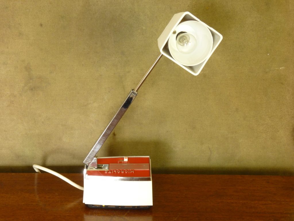 Vintage Red Microlite Telescopic Desk Light - Anything In Particular